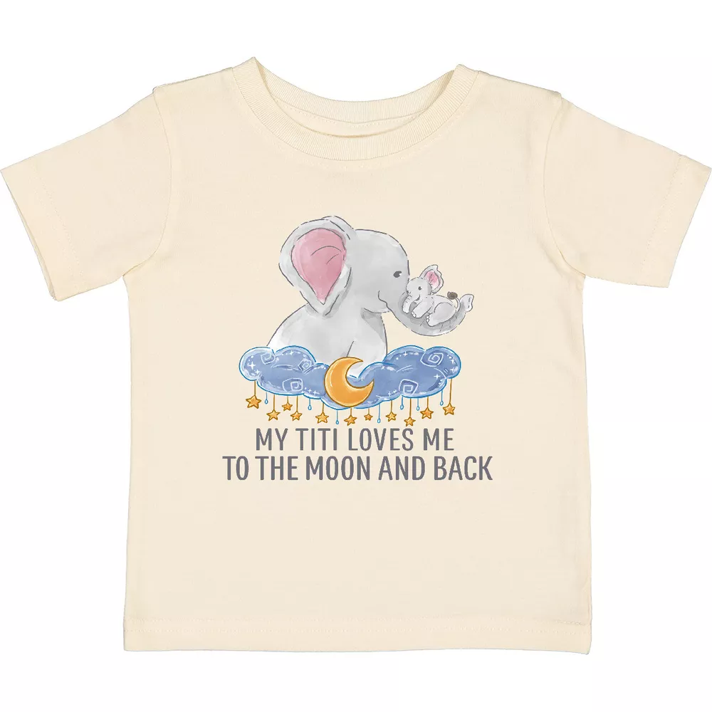 Bella Canvas My Titi Love Me To The Moon And Back Baby Toddler Shirt From Promoted Lover Toddler ...