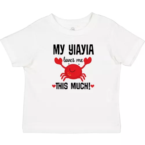 Bella Canvas My YiaYia Loves Me Grandson Baby Toddler Shirt Boy Girl Grandma Clothes - Walmart.com