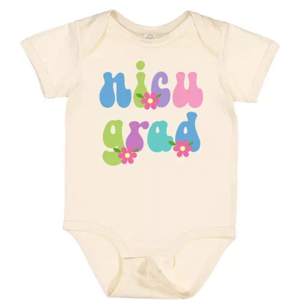 Bella Canvas NICU Graduate Baby Girl Outfit Baby Bodysuit Graduation ...
