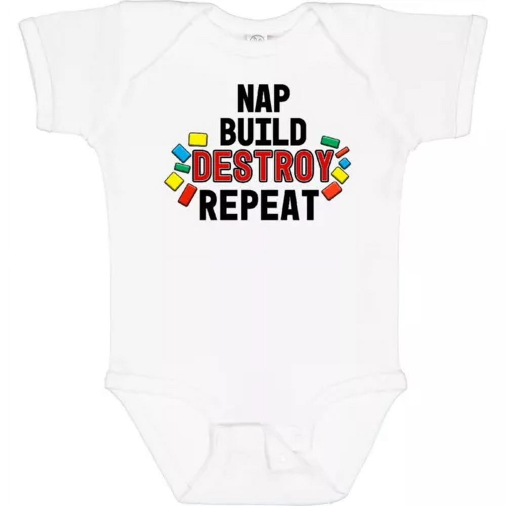Bella Canvas Nap Build Destroy Repeat With Colorful Building Blocks ...
