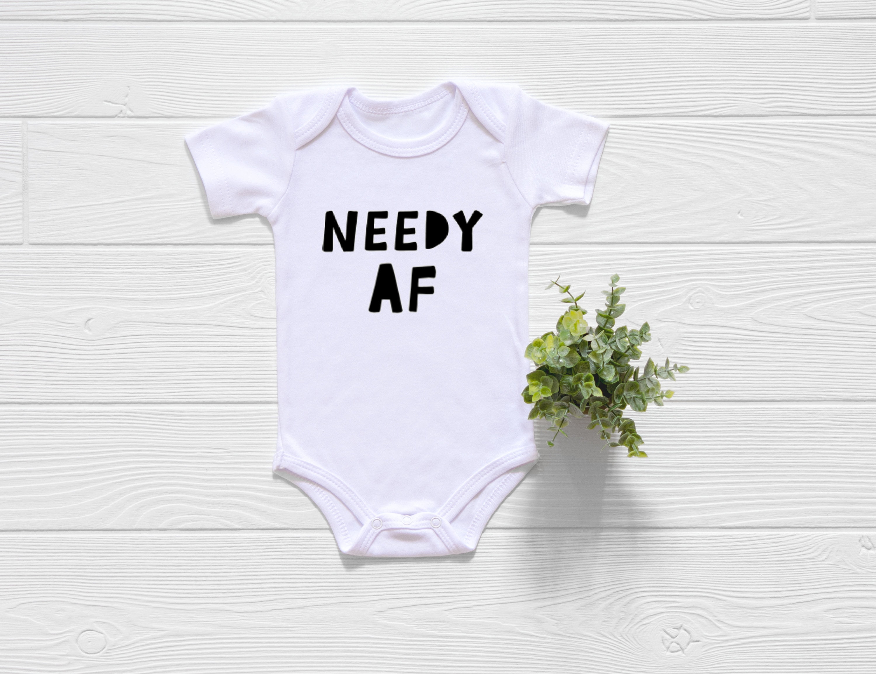 Bella Canvas with Needy Af, Needy Af Shirt, Funny Baby Shower Gift ...