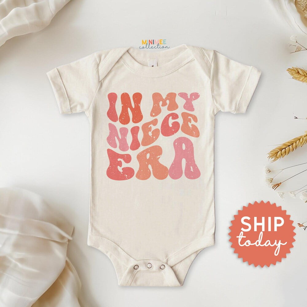 Bella Canvas with In My Niece Era, Baby Niece Gift, Cute Niece Outfit ...