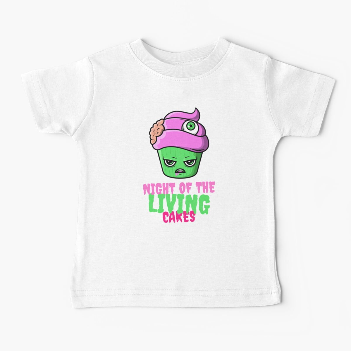 Bella Canvas Night of the Living Cakes Baby T-Shirt - Walmart.com