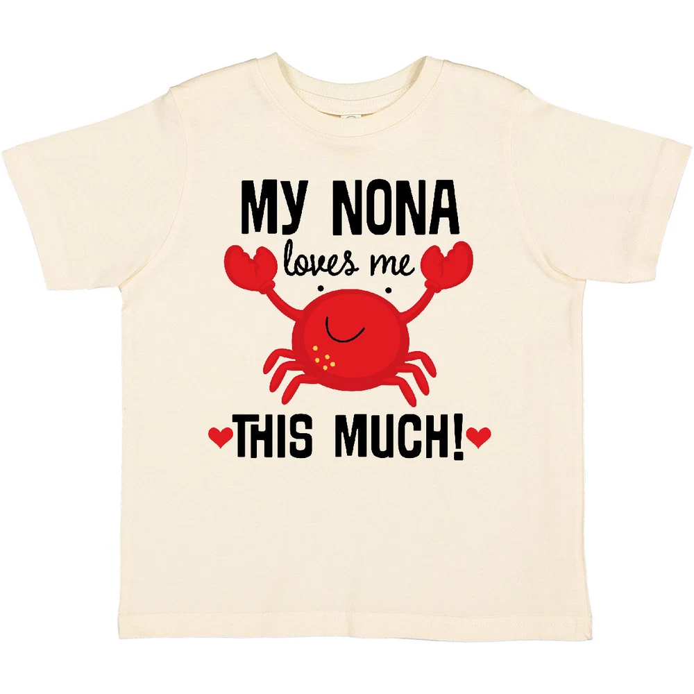 Bella Canvas Nona Loves Me Grandson Toddler Shirt From Grandkids Clothing Child Toddler Shirt ...