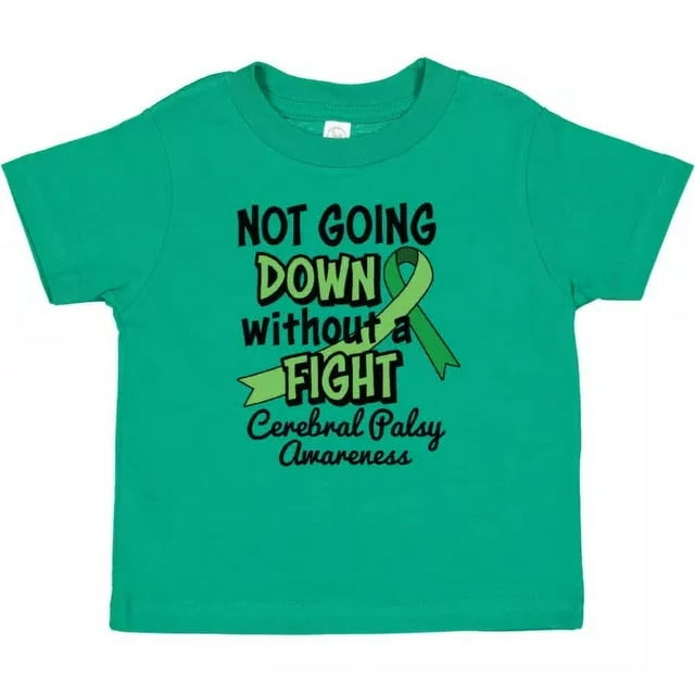 Bella Canvas Not Going Down Without A Fight Cerebral Palsy Awareness Baby Toddler Shirt ...