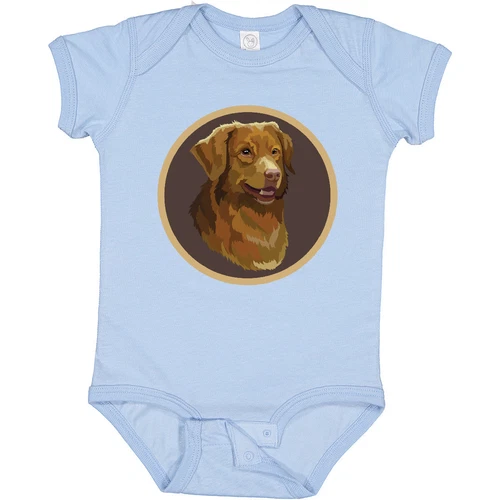 Bella Canvas Nova Scotia Duck Tolling Retriever Dog Baby Bodysuit ...