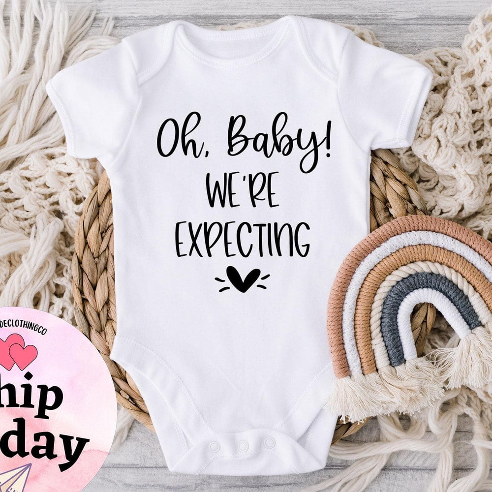 Bella Canvas Oh Baby We're Expecting, Pregnancy Announcement, Coming ...