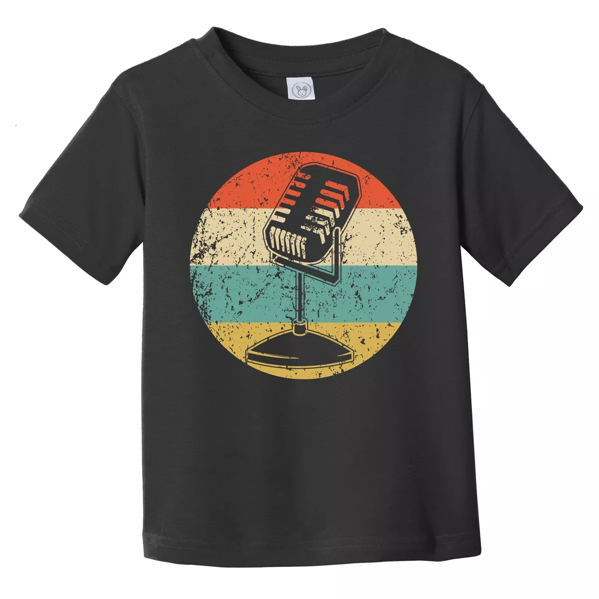 Bella Canvas Old School Microphone Silhouette Retro Podcast Podcaster ...