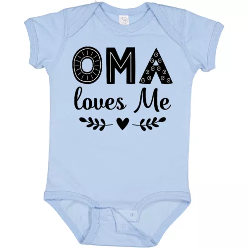 Bella Canvas Oma Baby Clothes Baby Grandmother Grandchild Grandkids Childs Bodysuit - Walmart.com
