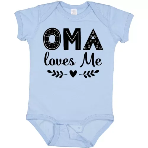 Bella Canvas Oma Baby Clothes Baby Grandmother Grandchild Grandkids Childs Bodysuit - Walmart.com