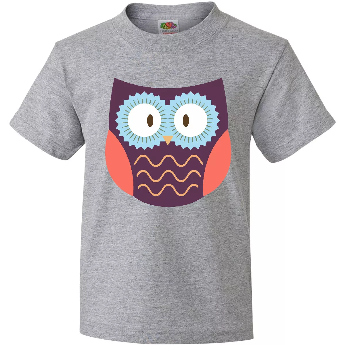 Bella Canvas Owl Toddler T-Shirt Bird Animal Fly Hoot Tee Kids Children ...