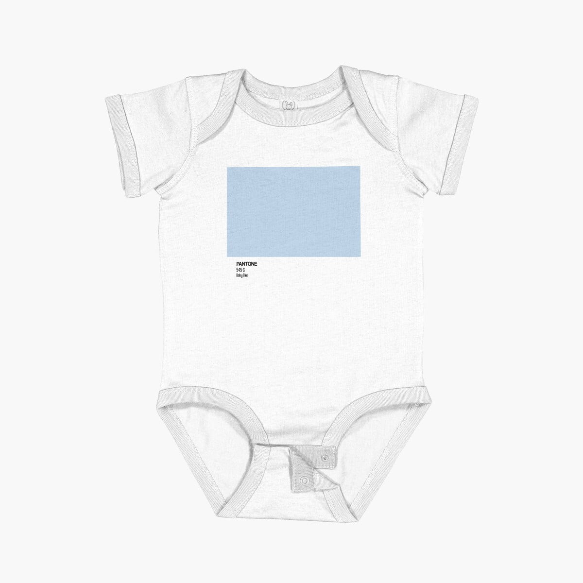 Bella Canvas Pantone - Baby Blue Short Sleeve Baby One-Piece Newborn ...