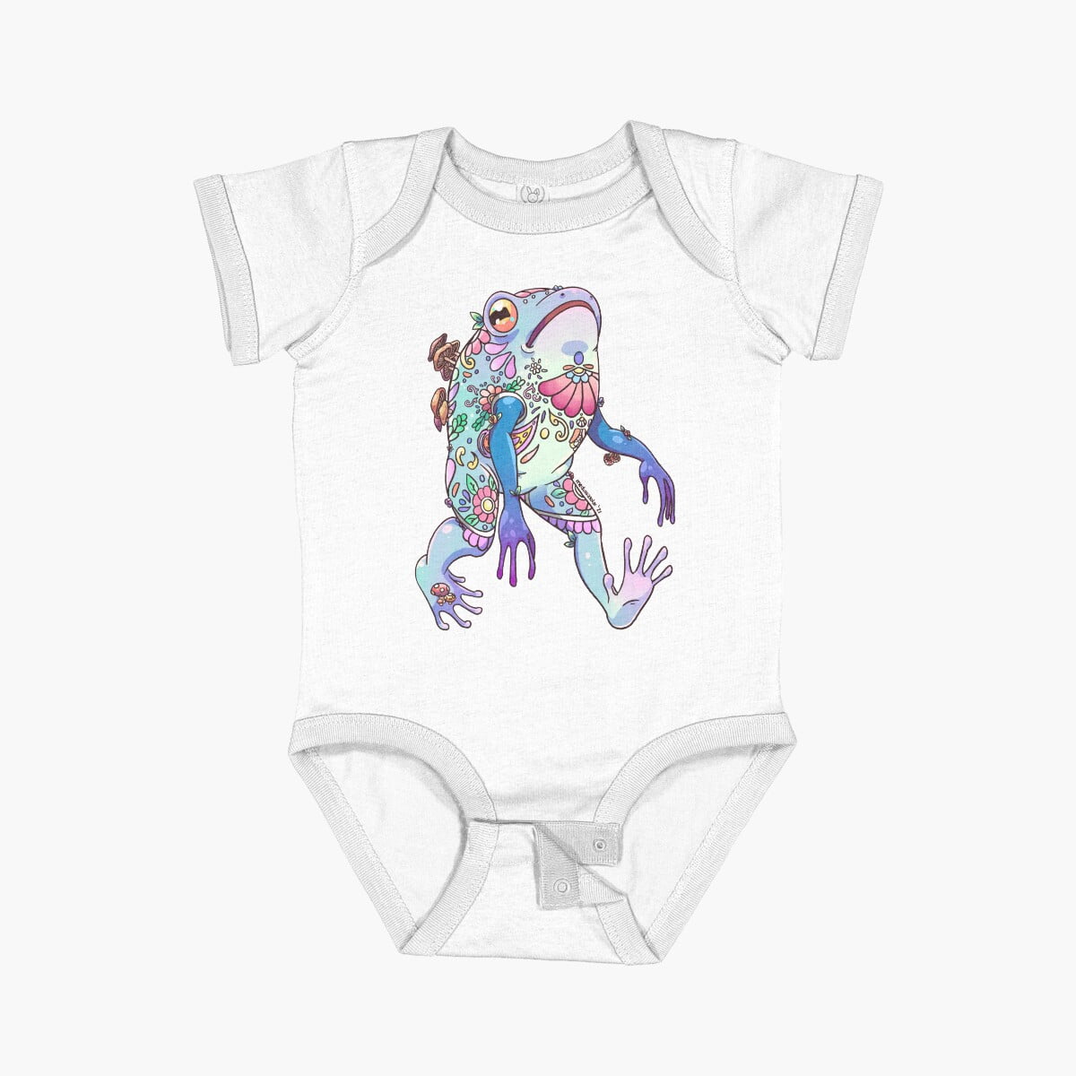 Bella Canvas Pastel Loveland Frog Short Sleeve Baby One-Piece Newborn ...