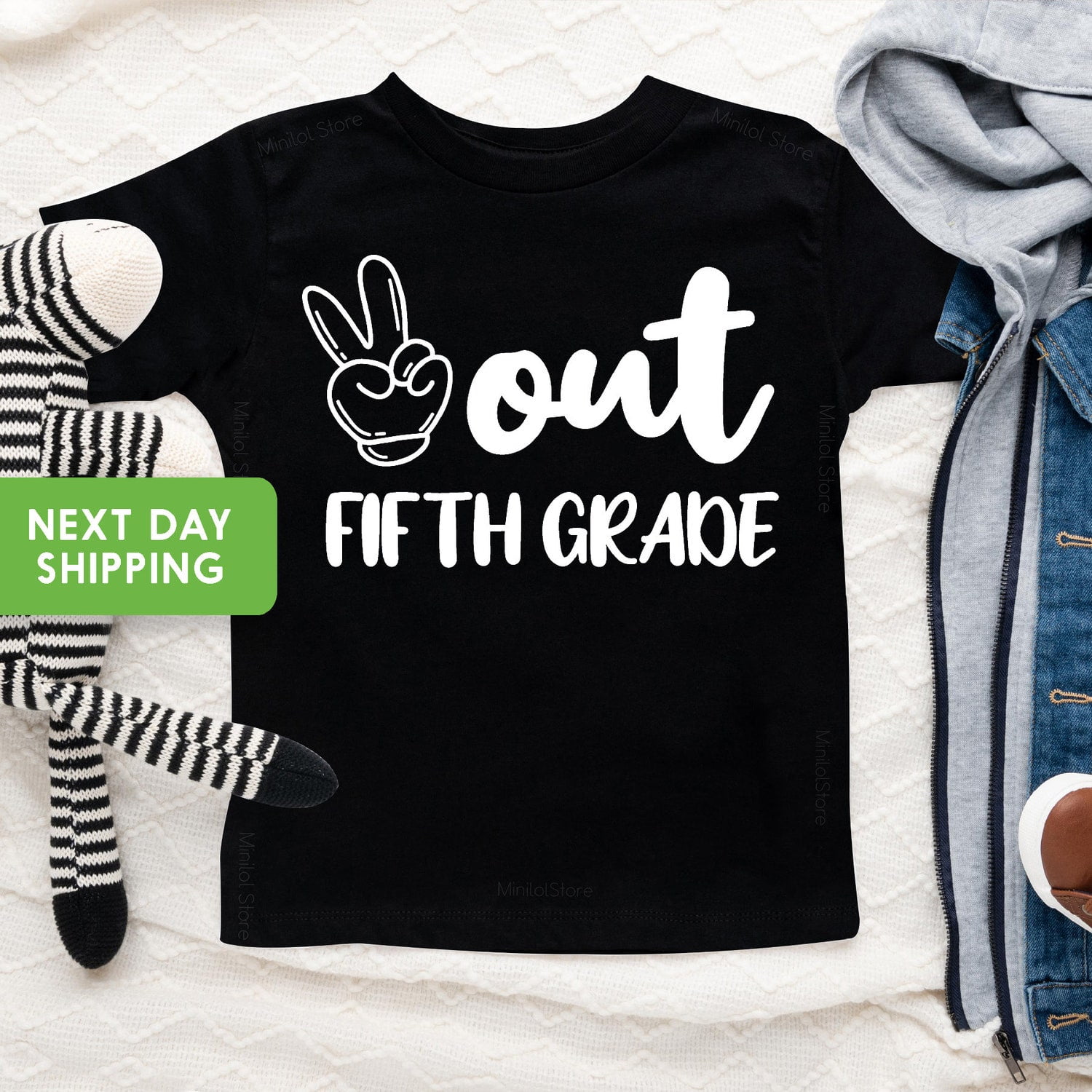 Bella Canvas Peace Fifth Grade 5th Grade End Of Year Last Day Of School ...