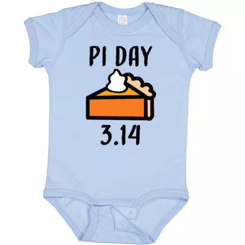 Bella Canvas Pi Day 3.14 Baby National March Pie One-piece Infant ...