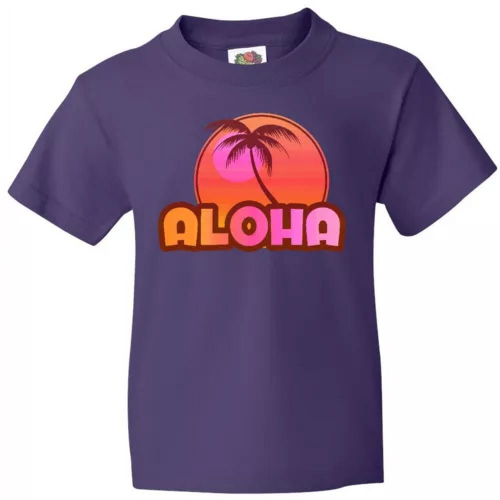 Bella Canvas Pink Aloha Palm Hawaii Sunset Island Mahalo Maui Tree ...