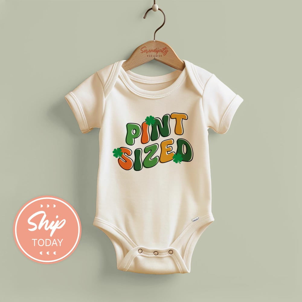 Bella Canvas with Pint Sized Clover, St Patrick'S Day Outfit, Irish ...