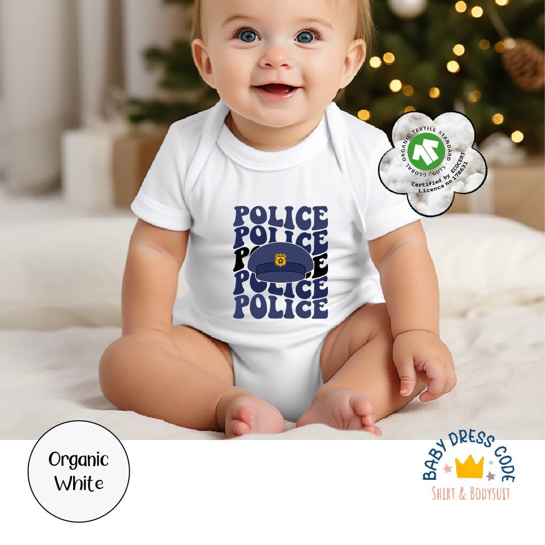 Bella Canvas with Police, Retro Police Shirt, Kids Xmas Police Tee ...