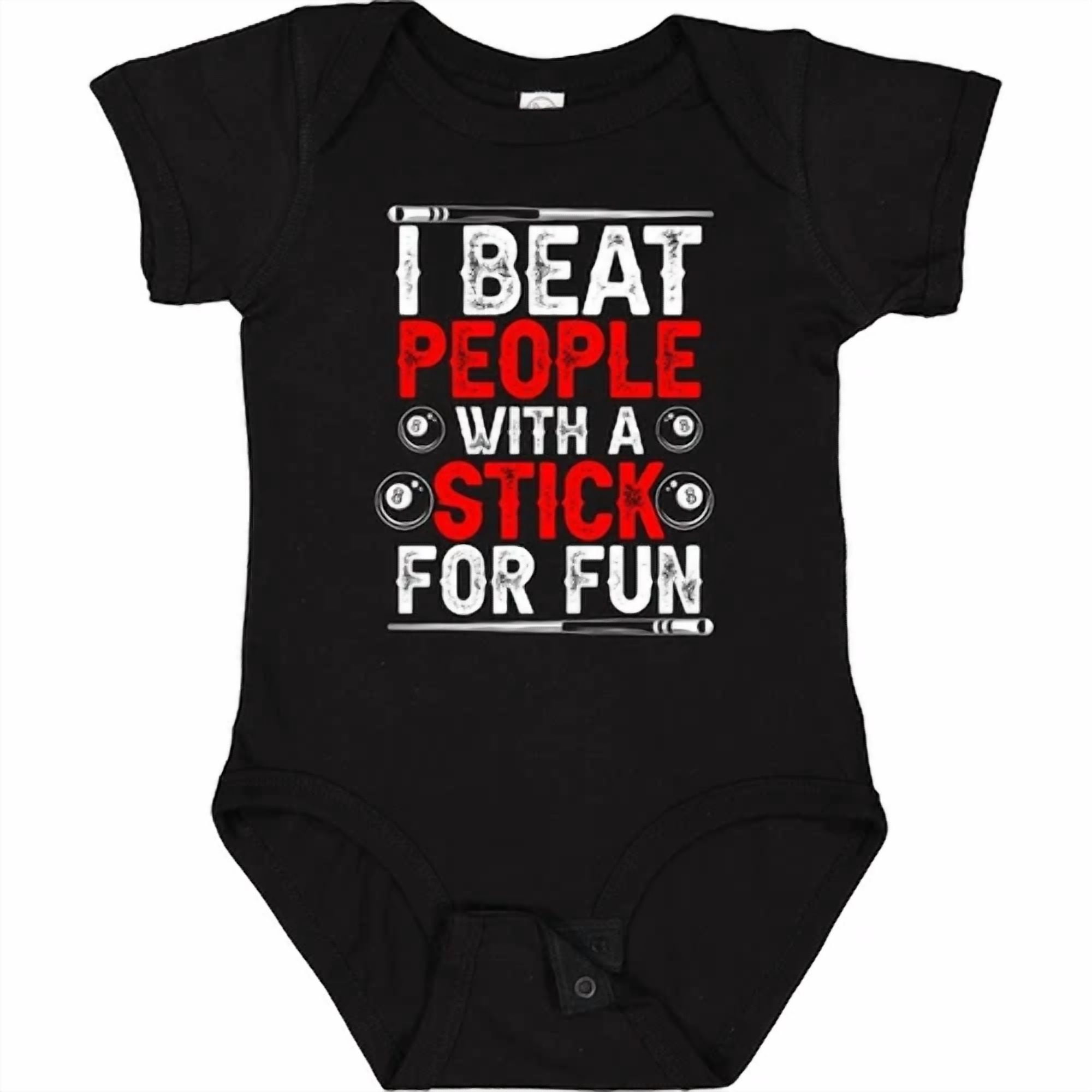 Bella Canvas Pool Billiards Game Baby Joke Hobby Hobbies One-piece ...