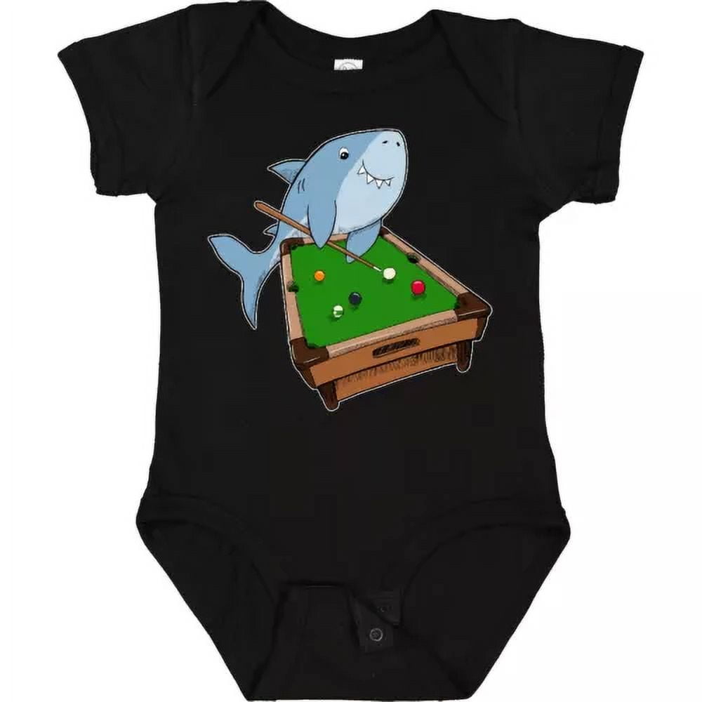 Bella Canvas Pool Shark Baby Billiards Pun Cute Cue Humor Week Ocean ...