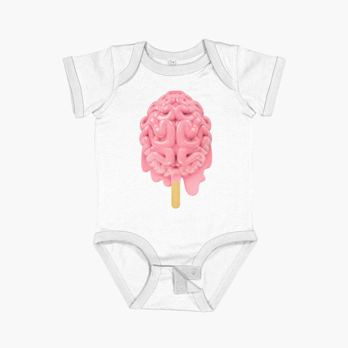 Bella Canvas Popsicle Brain Melting Short Sleeve Baby One-Piece Newborn ...