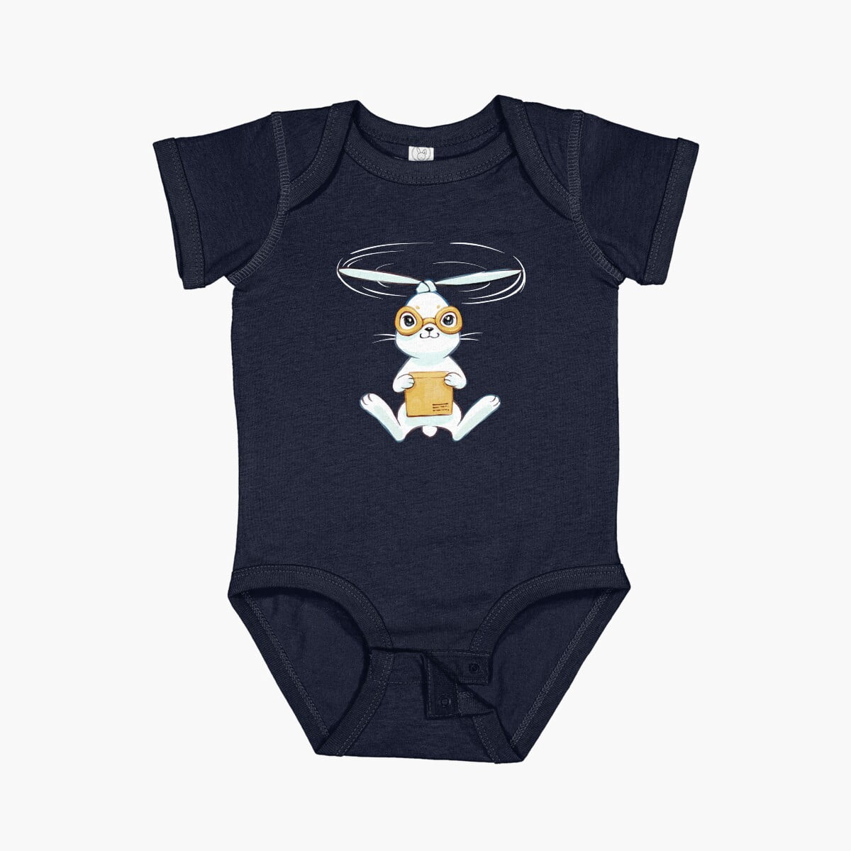 Bella Canvas Postal Bunny Short Sleeve Baby One-Piece Newborn Gender ...