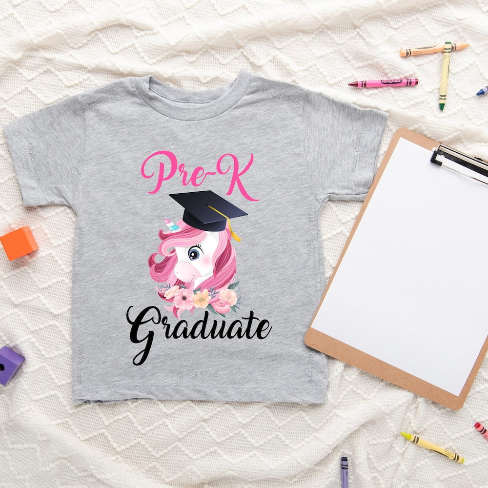 Bella Canvas Pre-K Graduation Shirt, Pre K Graduation Shirt, Unicorn ...