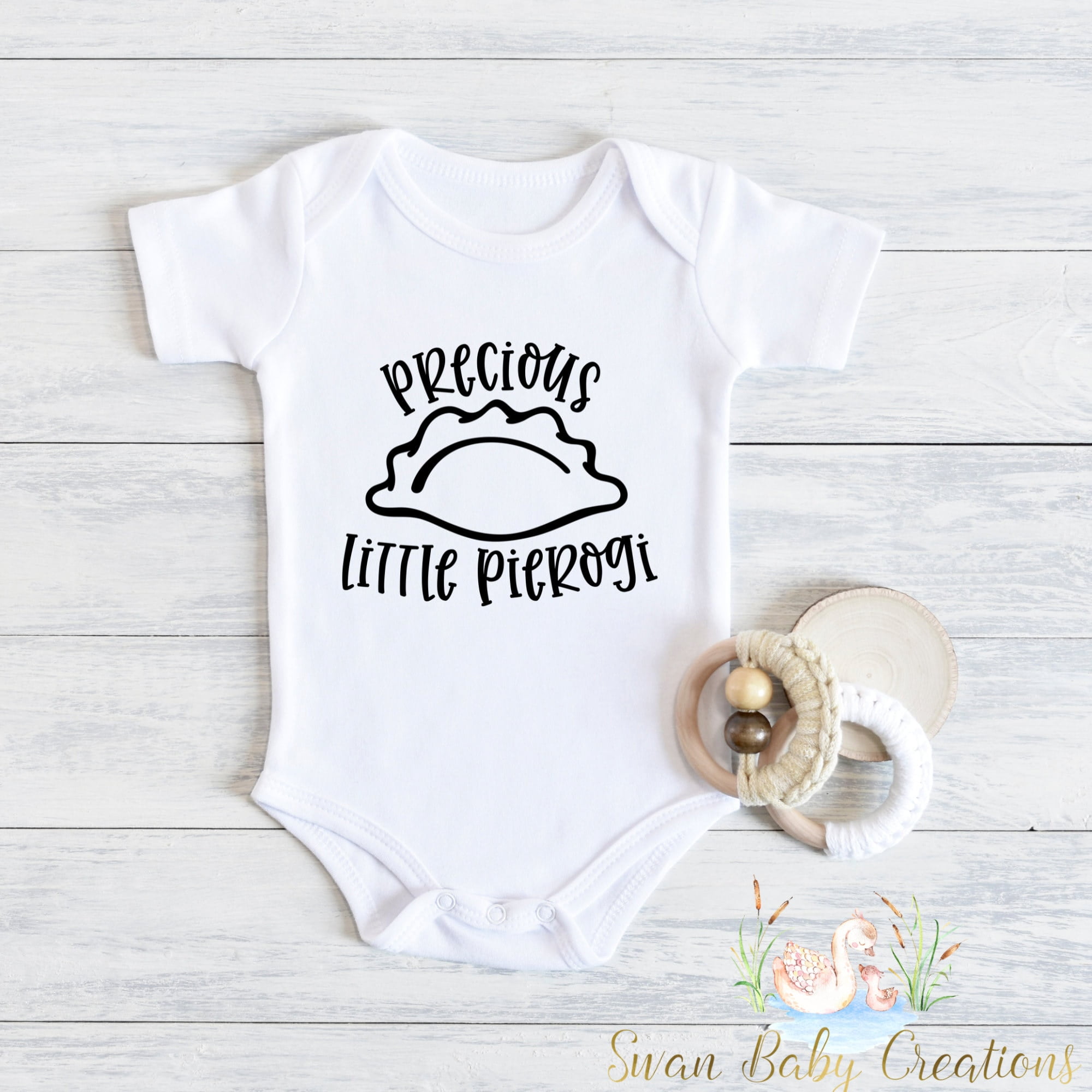 Bella Canvas with Precious Little Pierogi, Cute , Polish Family, Adorable Baby Outfit With Food ...