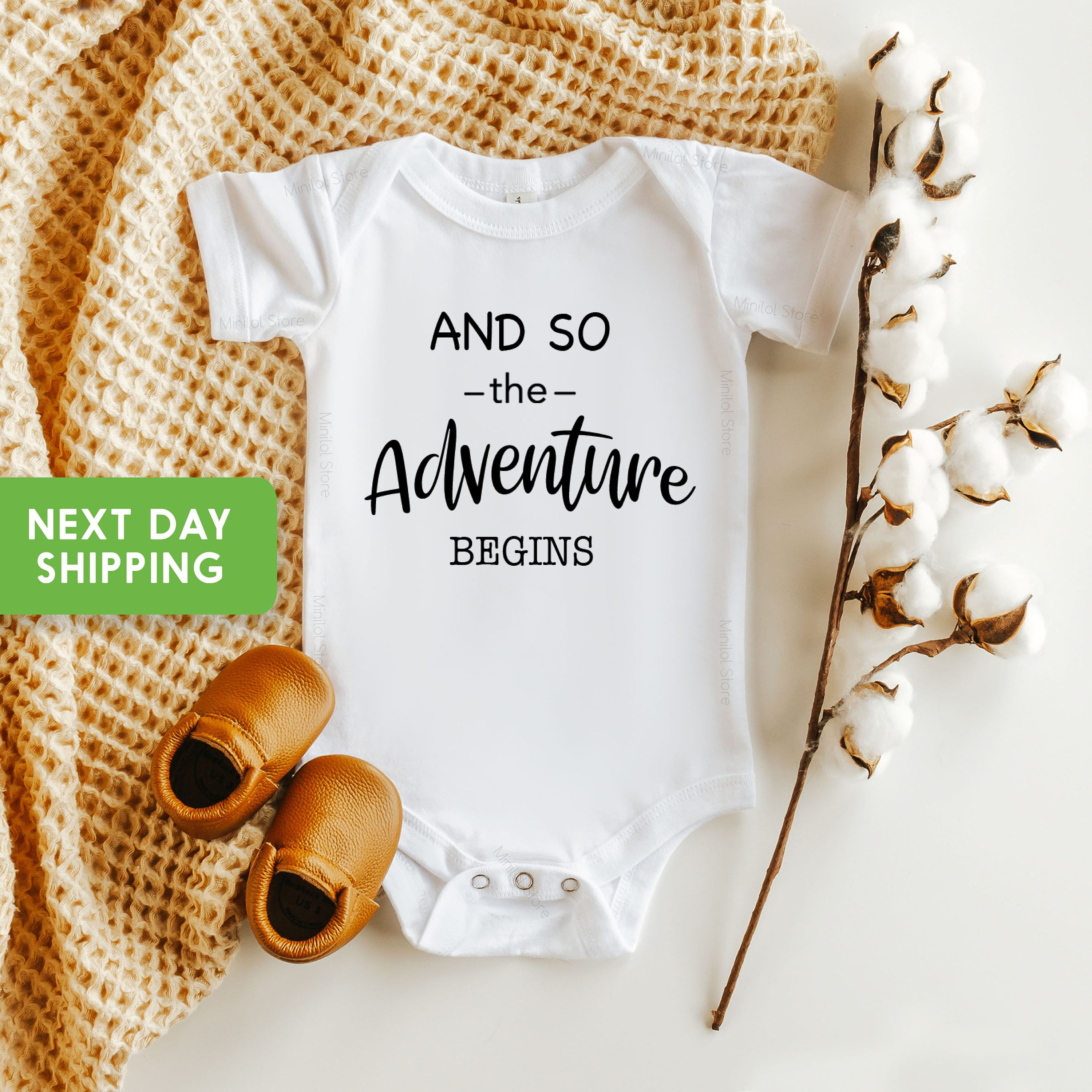 Bella Canvas with Pregnancy Reveal, And So The Adventure Begins, Cute Announcement, Newborn ...