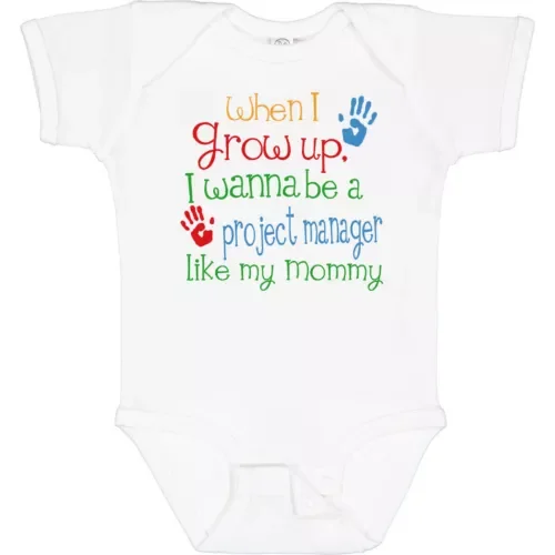 Bella Canvas Project Manager Like Mommy Baby Bodysuit Child's Kids ...