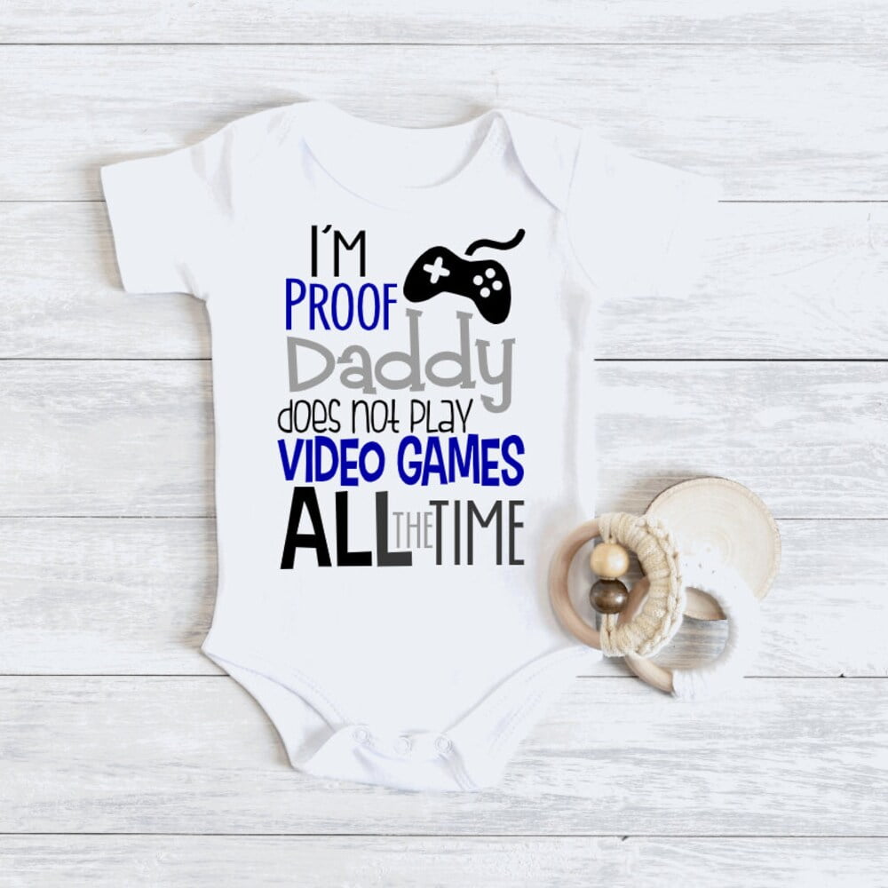 Bella Canvas with I'M Proof Daddy Doesn'T Play Video Games All The Time ...