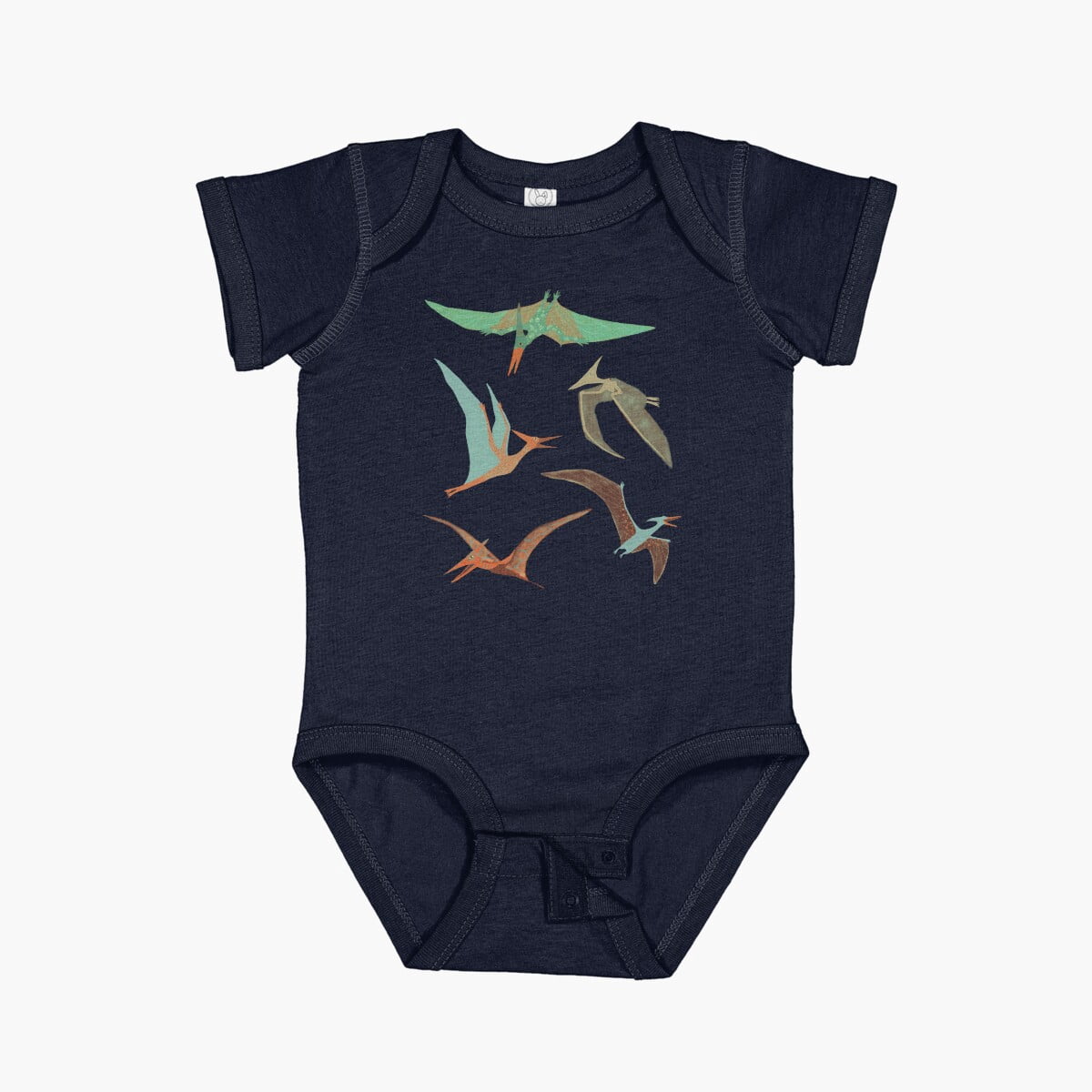 Bella Canvas Pterodactyls Short Sleeve Baby One-Piece Newborn Gender ...