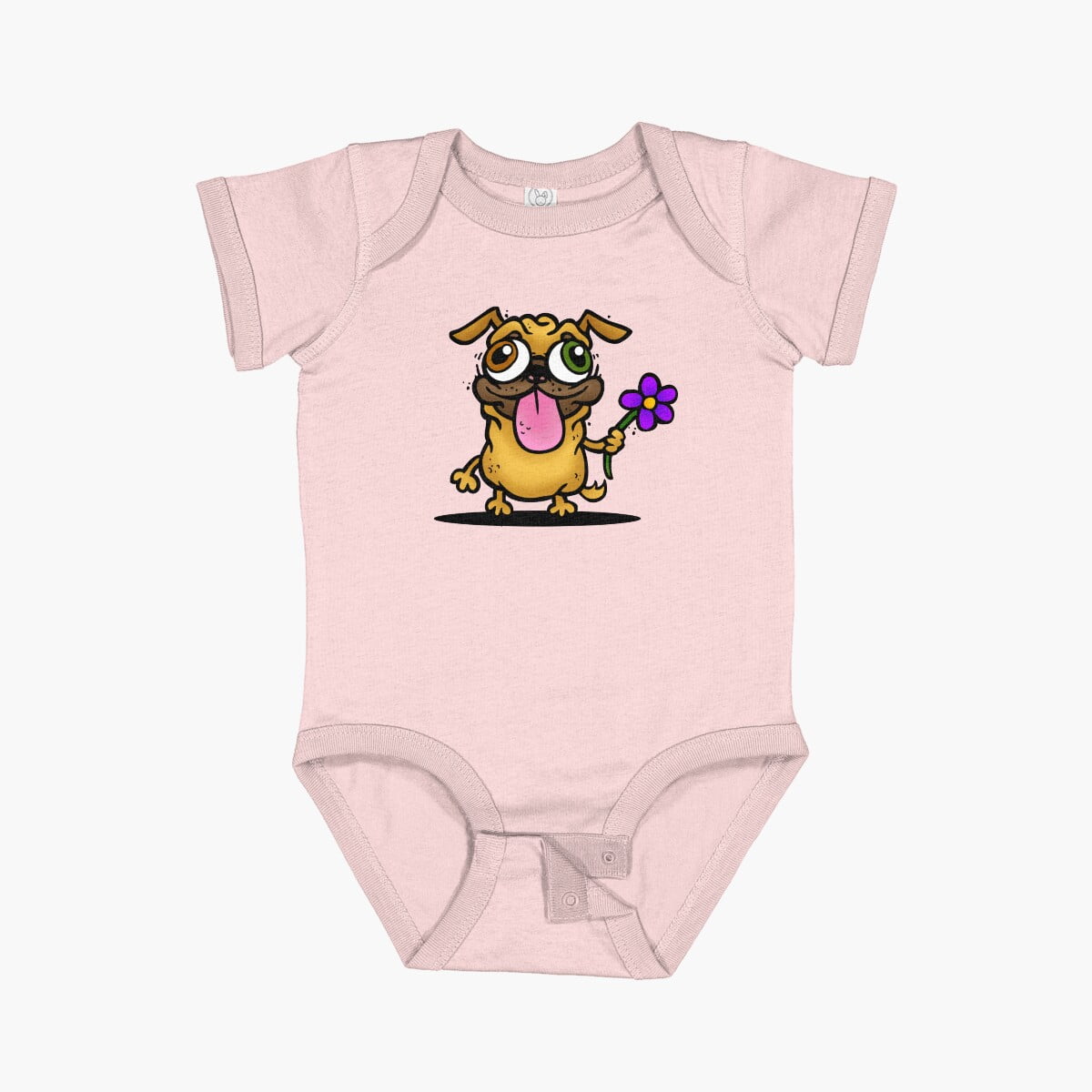 Bella Canvas Pug Pug Pug Short Sleeve Baby One-Piece Newborn Gender ...