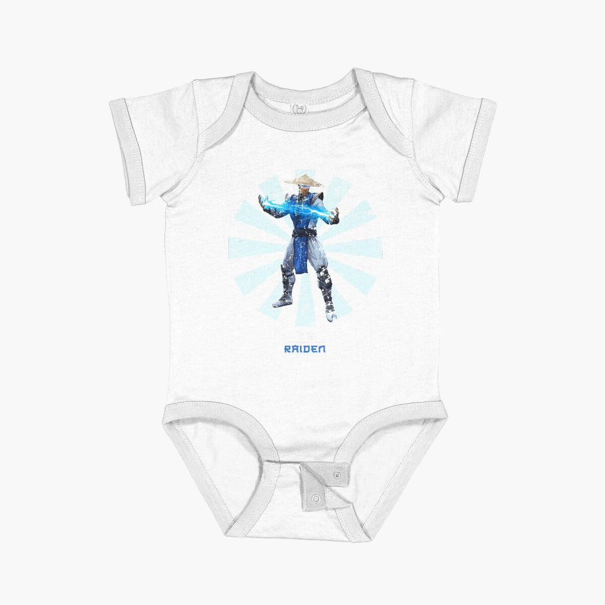 Bella Canvas Raiden Retro Japanese Mortal Kombat Short Sleeve Baby One ...