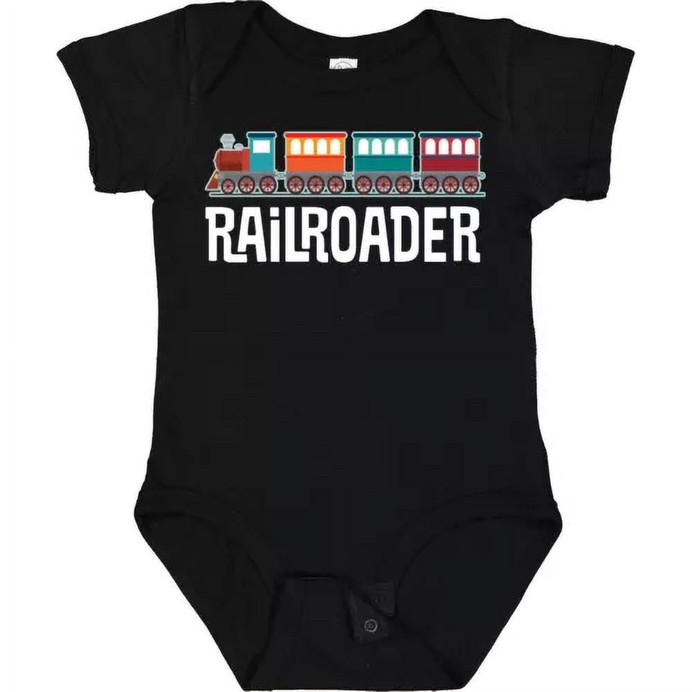 Bella Canvas Railroader Train Hobby Infant Creeper Locomotive Apparel ...