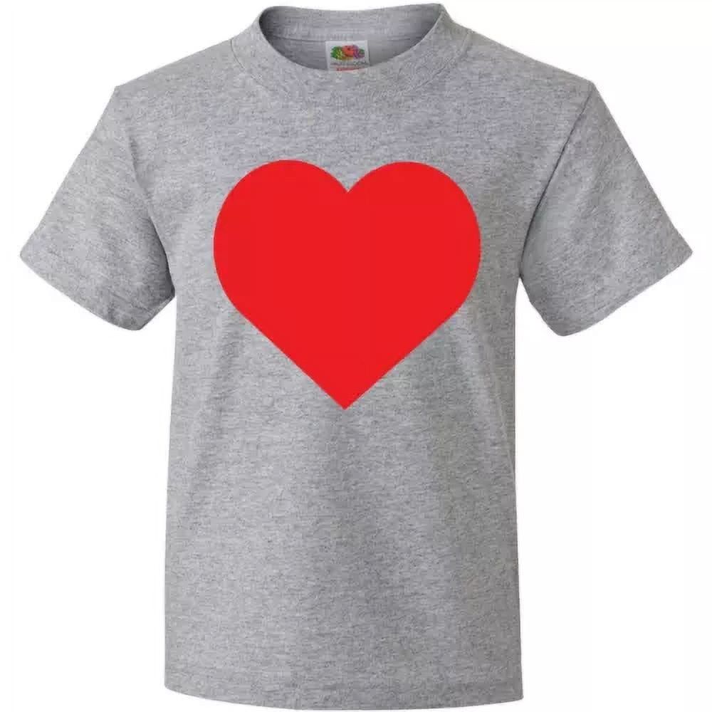 Bella Canvas Red Heart Toddler T-Shirt Valentines Cupid Birthday Aunt ...