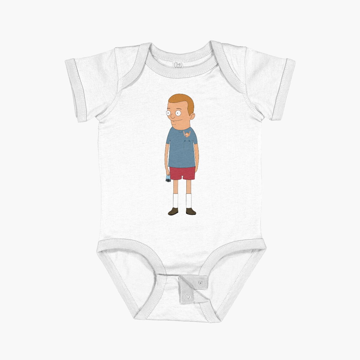 Bella Canvas Regular Sized Rudy + Pocket Sized Rudy Short Sleeve Baby ...