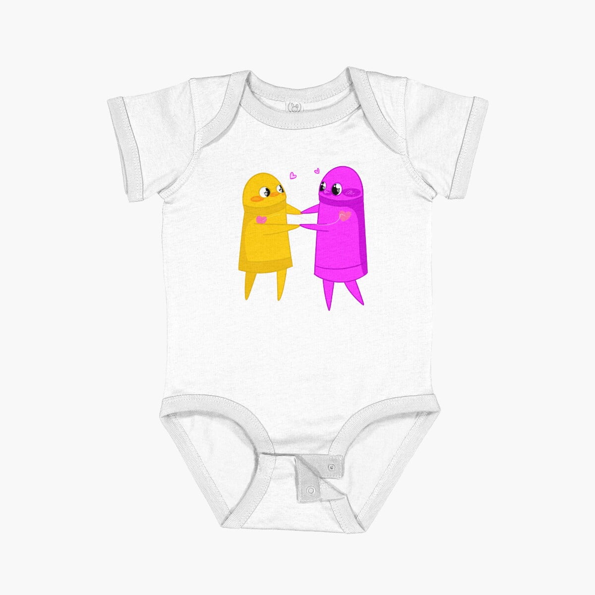 Bella Canvas Repo Bots In Love! Short Sleeve Baby One-Piece Newborn ...