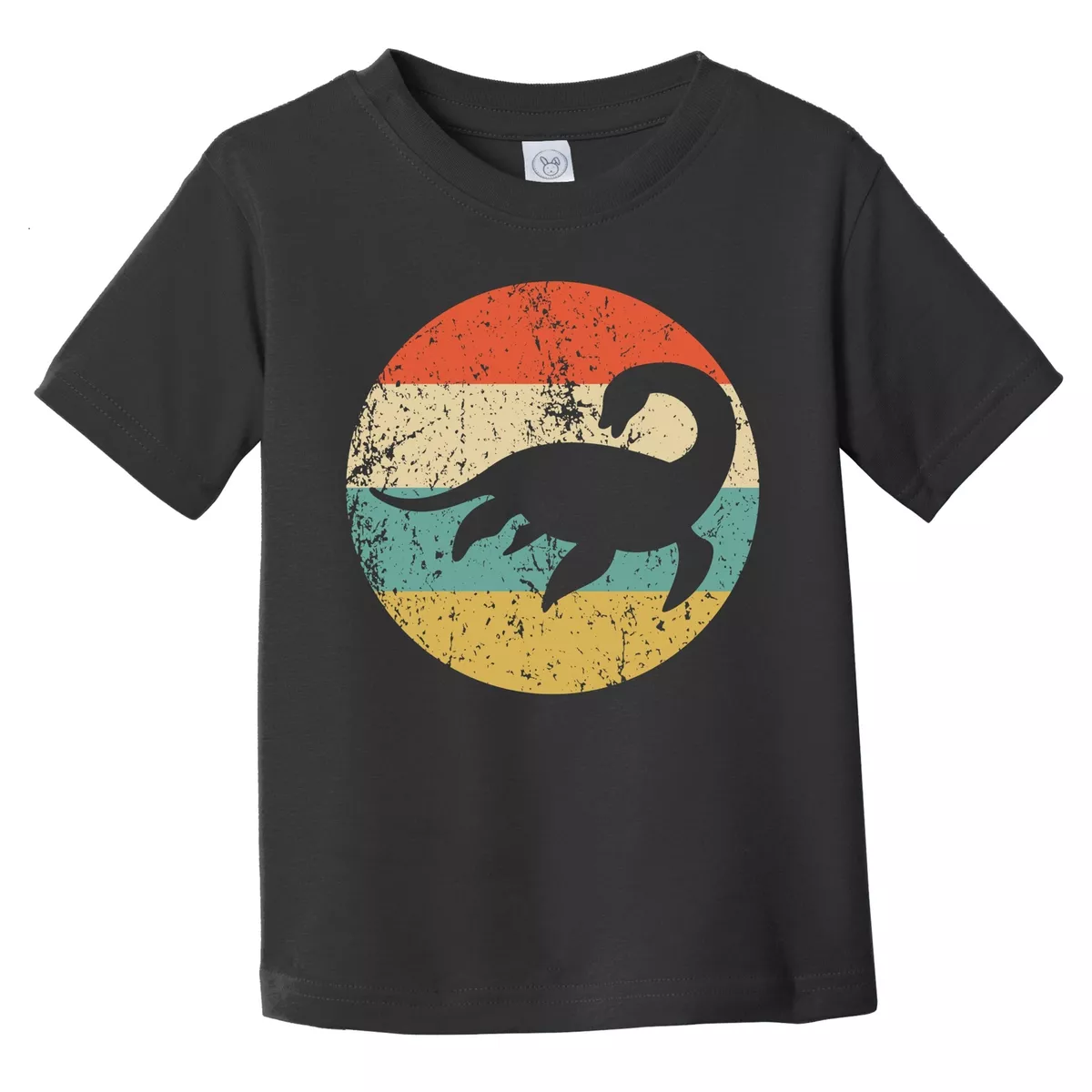 Bella Canvas Retro Loch Ness Monster Icon Nessie/ Toddler Boys & Girls ...