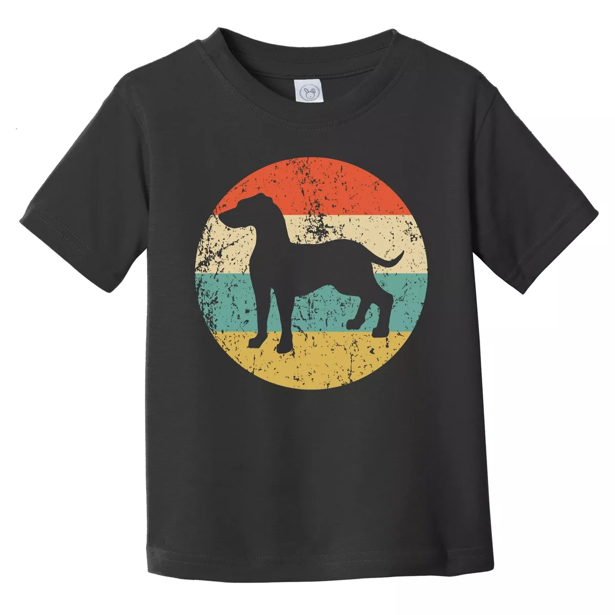 Bella Canvas Retro Vizsla Icon Dog Silhouette/ Toddler T-Shirt ...