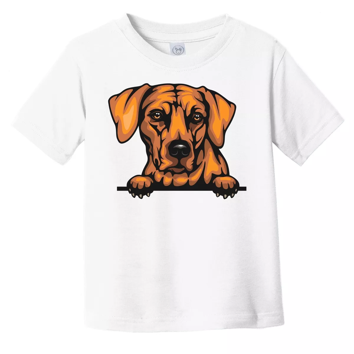 Bella Canvas Rhodesian Ridgeback Dog Breed Popping Up Cute Toddler T ...