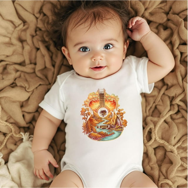 Bella Canvas Rock 'n' Roll Nature Baby Onesie Bodysuit - Walmart.com