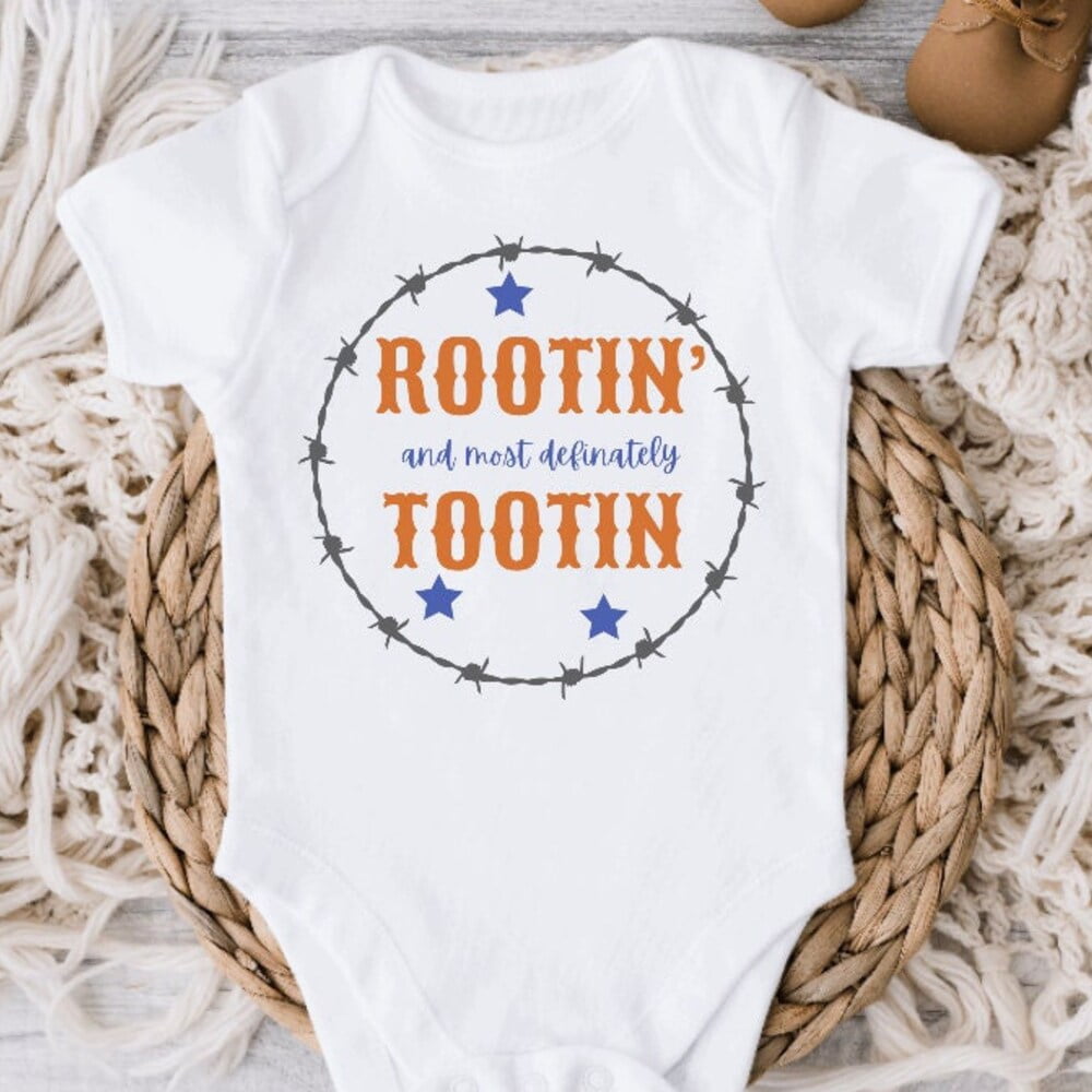 Bella Canvas with Rootin And Most Definitely Tootin, Funny Western ...