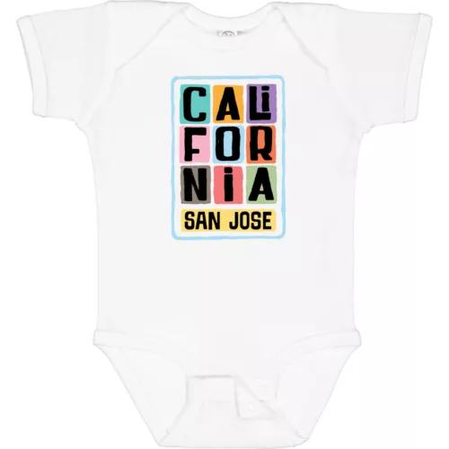 Bella Canvas San Jose California Gifts Infant Creeper Native Pride ...