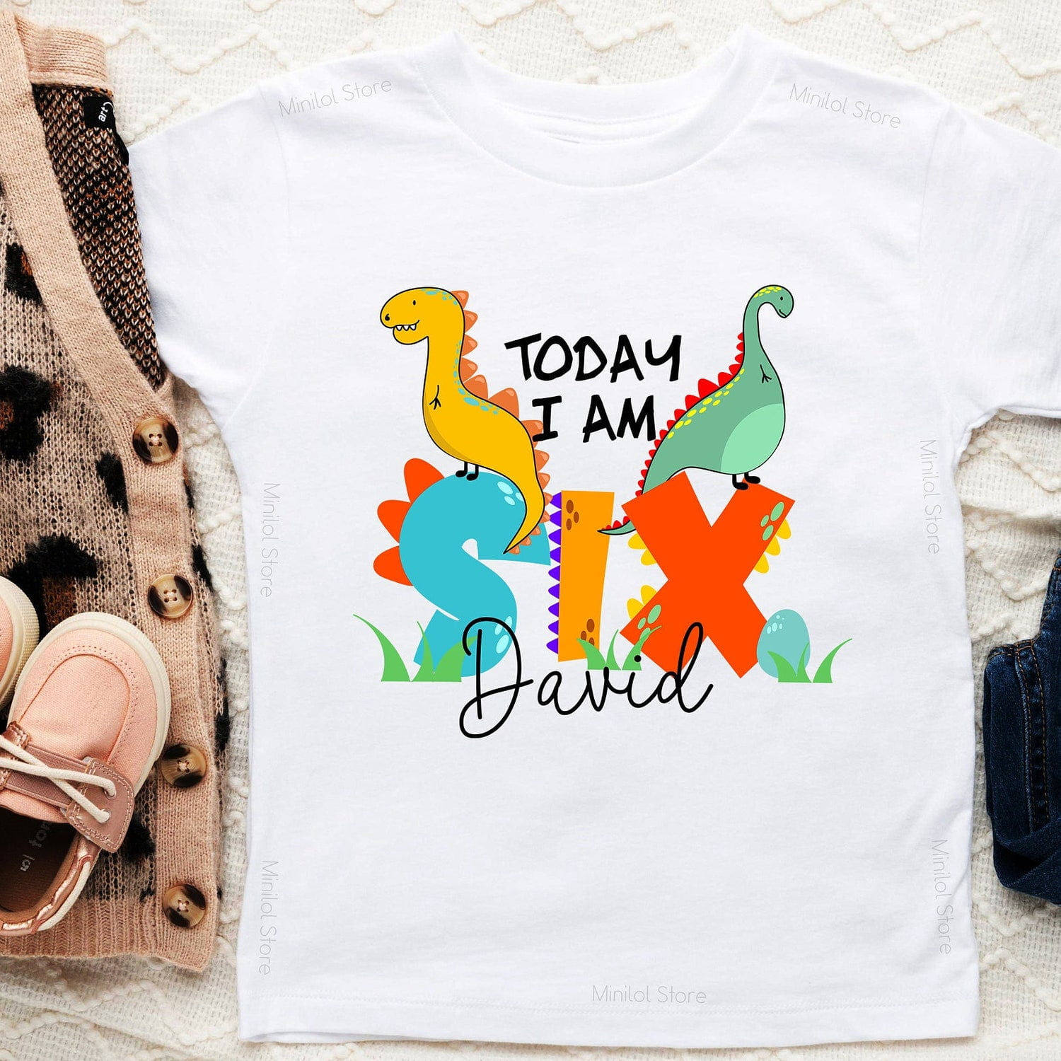 Bella Canvas Saurus Six Birthday First Birthday Saurus, 2nd Birthday ...