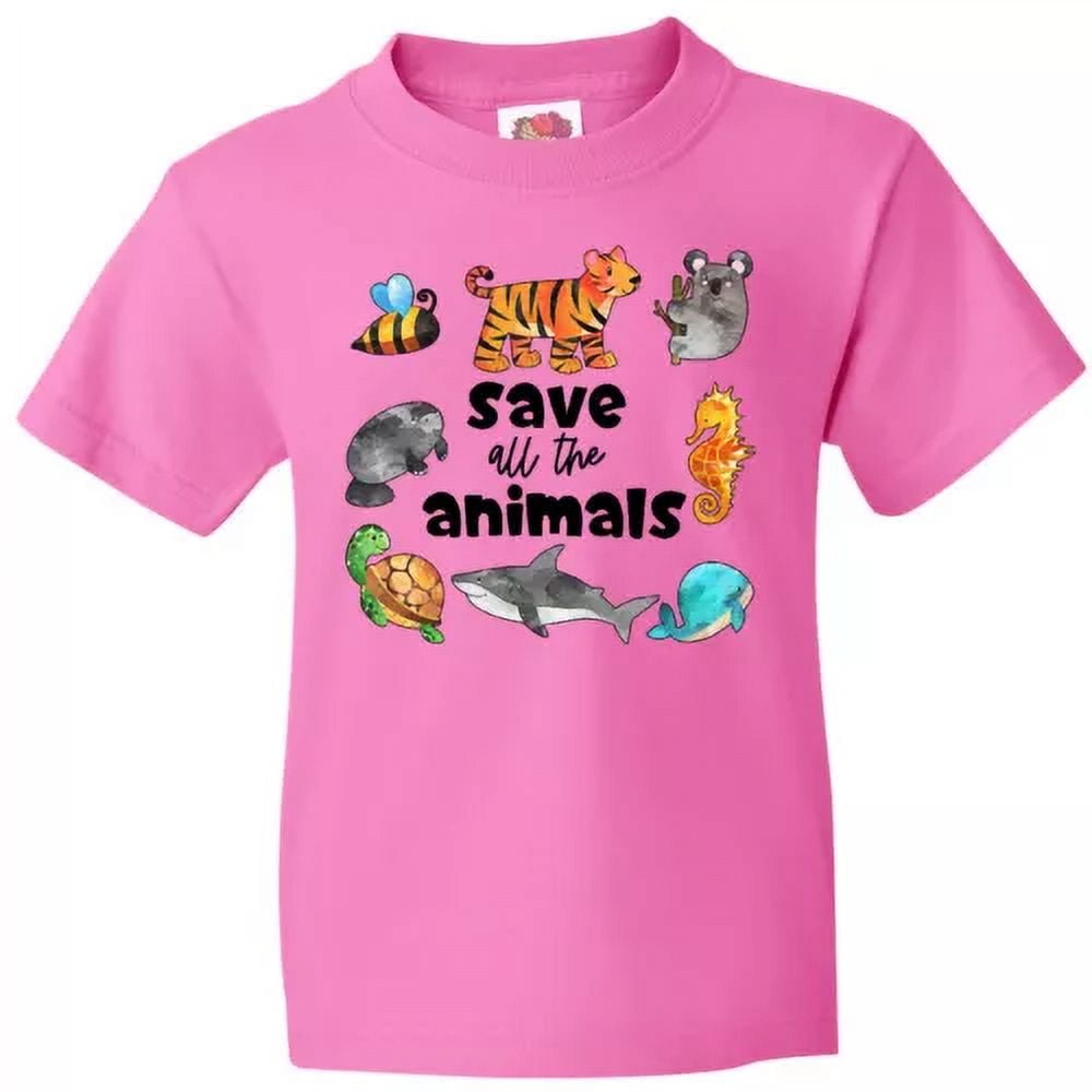 Bella Canvas Save All The Animals- Cute Toddler T-Shirt Whale Shark ...