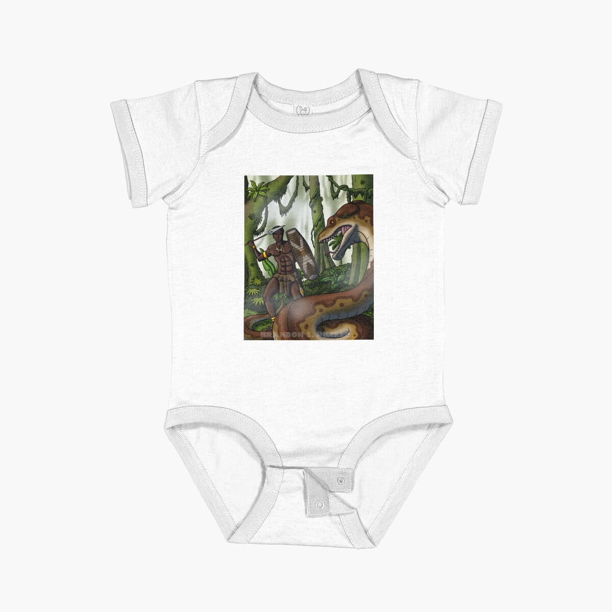 Bella Canvas Serpent Slayer Short Sleeve Baby One-Piece Newborn Gender ...