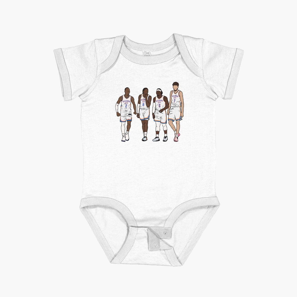 Bella Canvas Shai, J-Dub, Lu Dort & Chet Short Sleeve Baby One-Piece ...