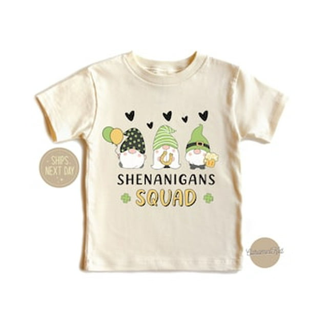 Bella Canvas Shenanigans Squad Gnomes St Patricks Day Kids Irish Gnome ...