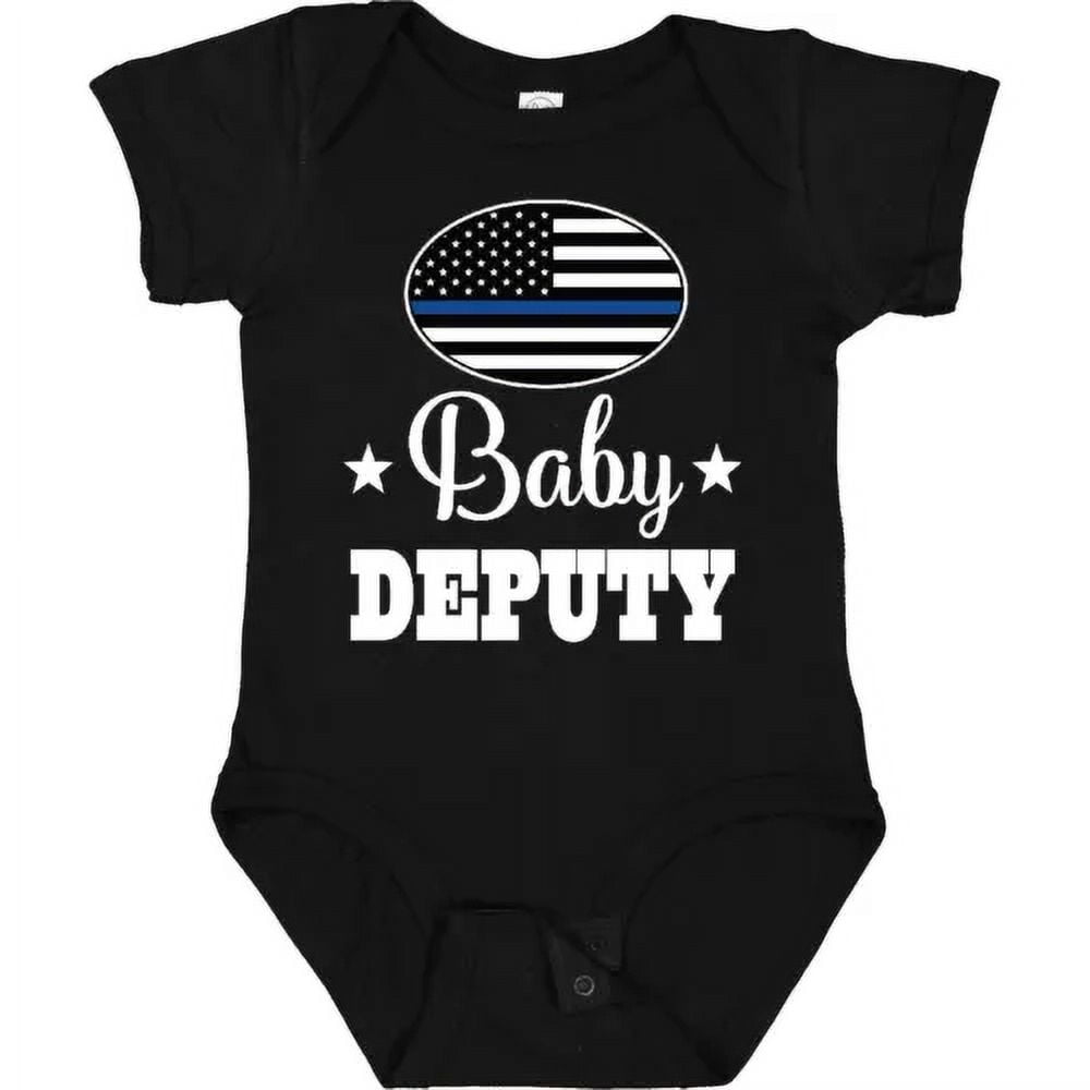 Bella Canvas Sheriff Baby Deputy Law Enforcement Baby Bodysuit Boys ...